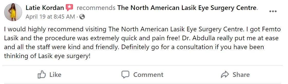 Does Lasik Hurt? - North American LASIK & Eye Surgery Centre